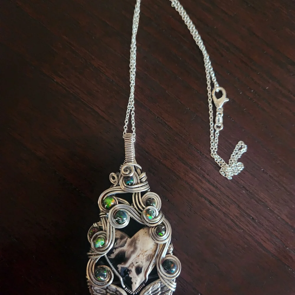 Entwined Mind Designs | Jewelry | Fossilized Palm Root Wire Wrapped ...